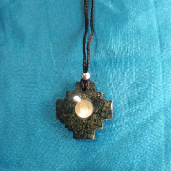 Jewelry | Peruvian Necklace Carved In Inca Chakana Natural Stone | Poshmark